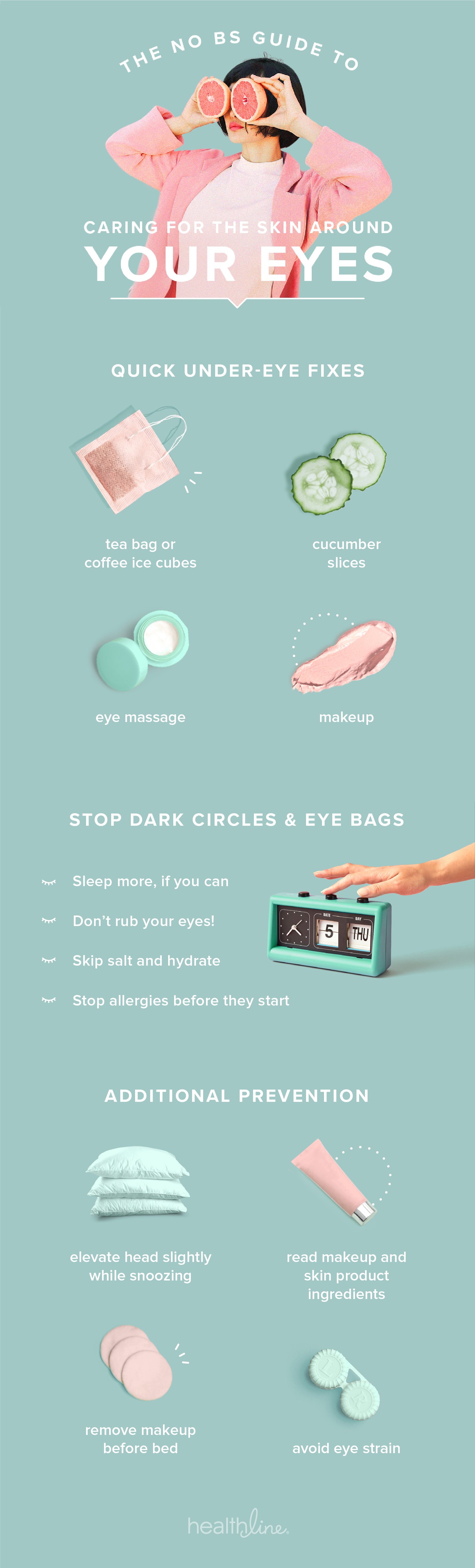 How To Make Yourself Look Less Tired Without Makeup | Saubhaya Makeup